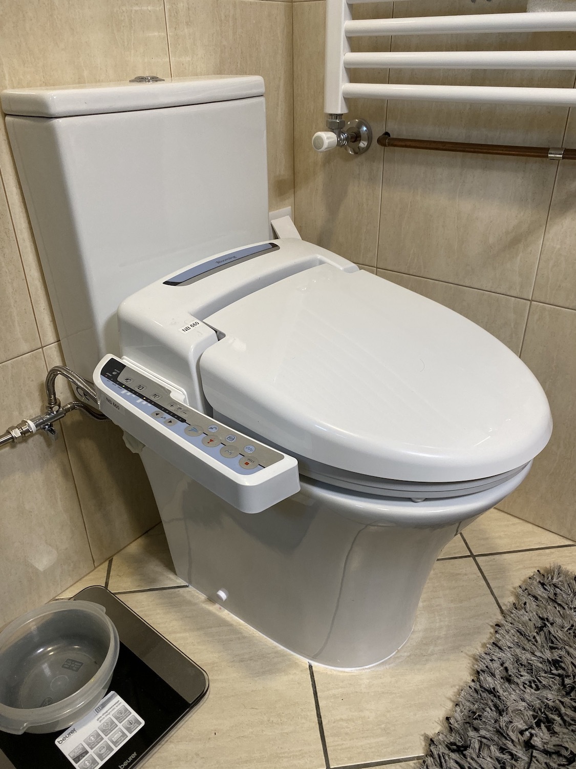 Instalação ☛ SANITA BIDÉ na sanita ao chão ou sanita compacta